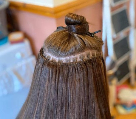 Extensions Tissage sans tresses ( Invisible weft) – Glamour hair paris